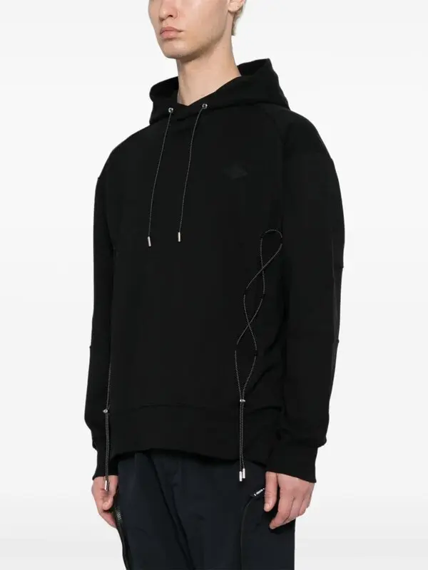 SPOONYARD Logo-appliqué Paneled Hoodie