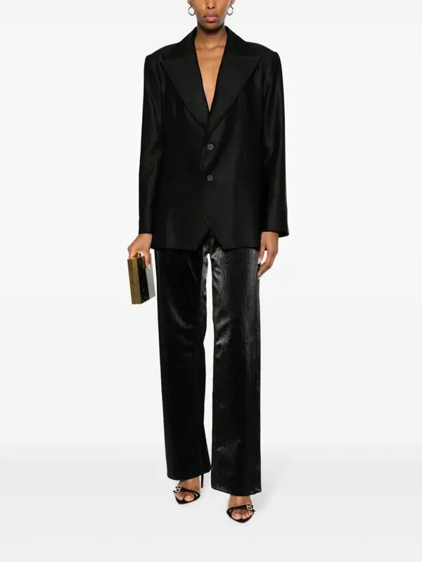 Saint Laurent High-rise Wide-leg Jeans