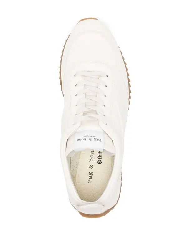 Rag & Bone Retro Runner Leather Sneakers - Neutrals