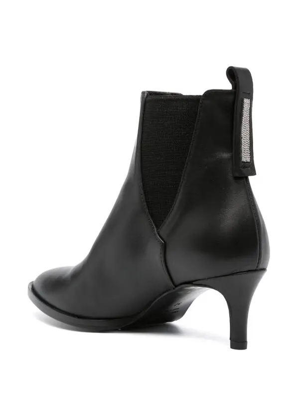 Peserico 60mm Pointed-toe Leather Boots