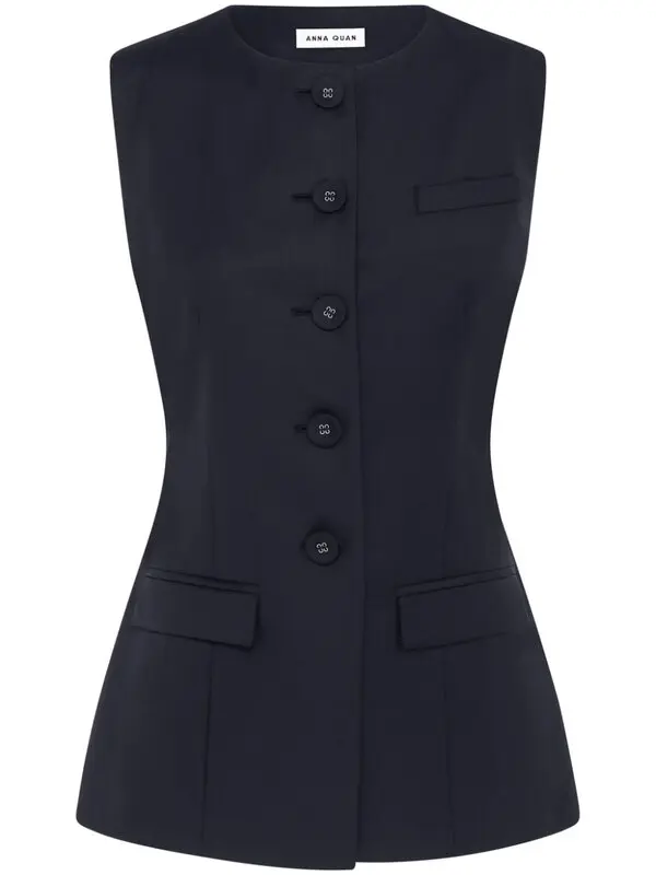 Anna Quan Bailey Wool Waistcoat