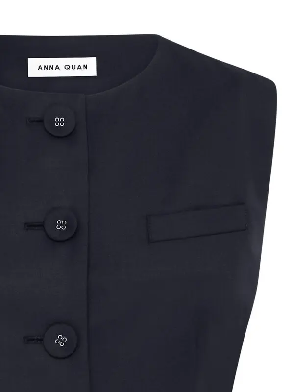 Anna Quan Bailey Wool Waistcoat