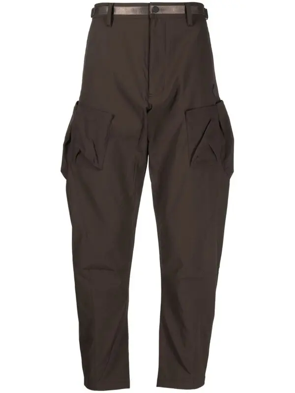 SPOONYARD Logo-appliqué Cargo Trousers