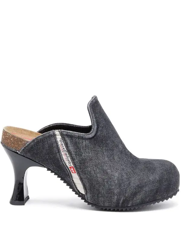 DIESEL® D-woodstock W 80mm Denim Mules