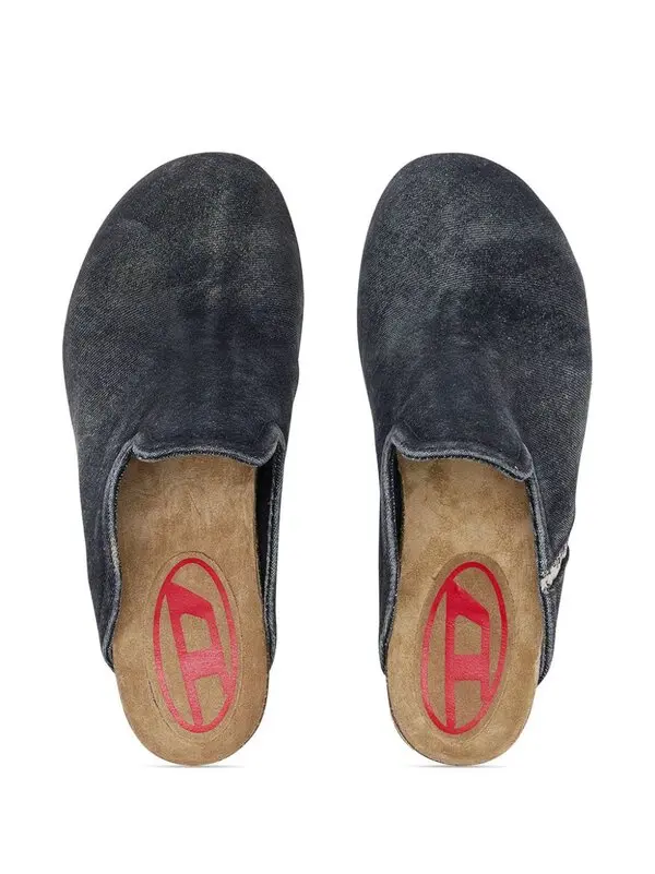 DIESEL® D-woodstock W 80mm Denim Mules