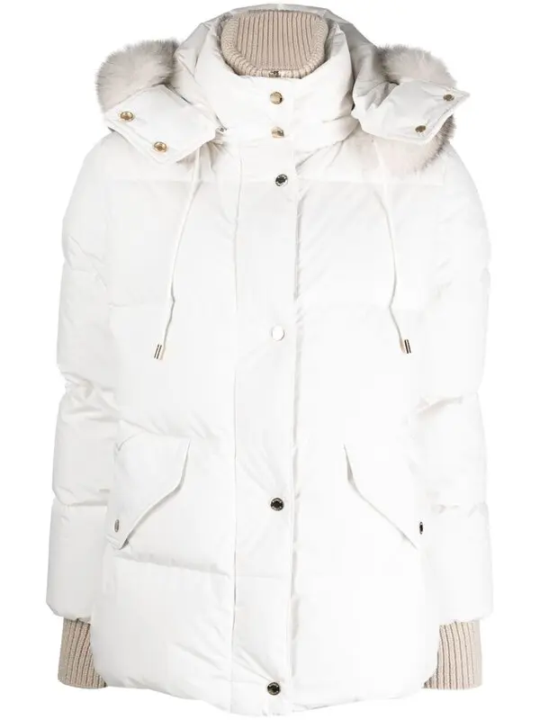 MOORER Attica-stp Puffer Jacket - White