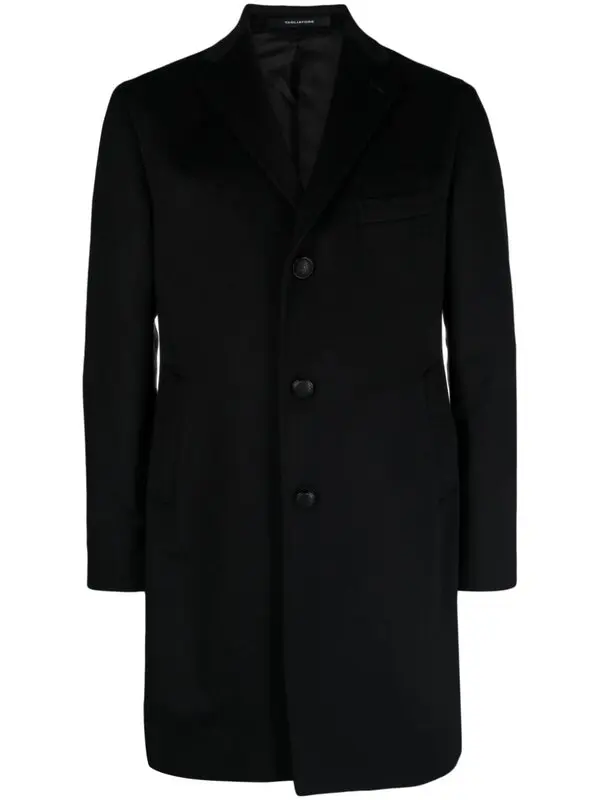 Tagliatore Bruce Felted Wool Coat - Black