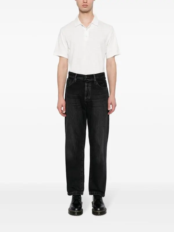 Rag & Bone Classic Flame Cotton Polo Shirt - White