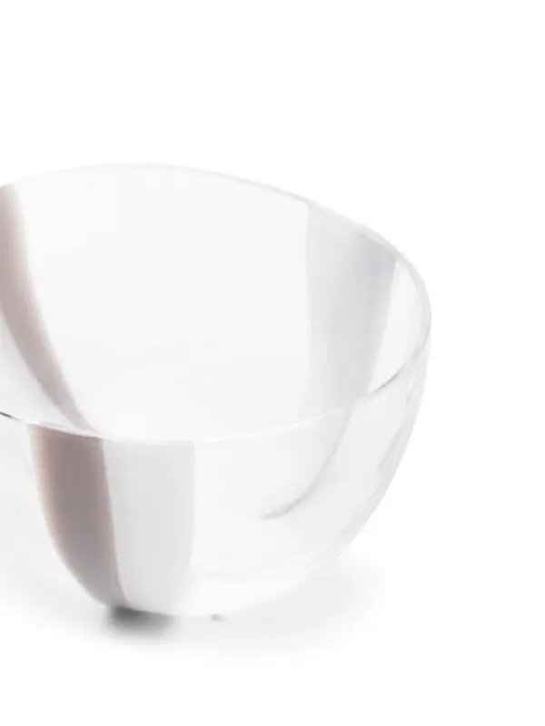 CARLO MORETTI Le Diverse Painterly-stripes Glass Bowl