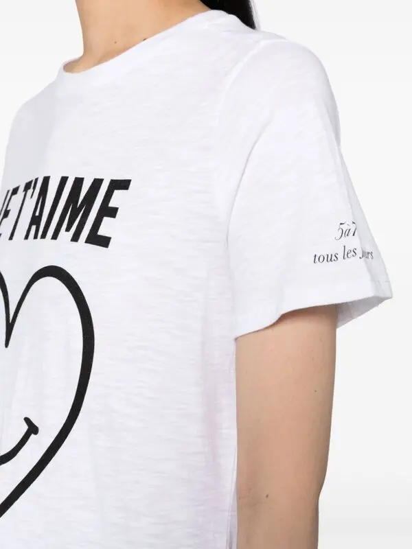 Cinq À Sept Smiling Heart T-shirt - White
