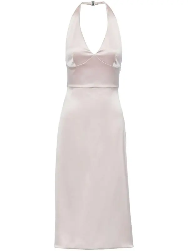Prada Re-edition 1995 Halterneck Midi Dress