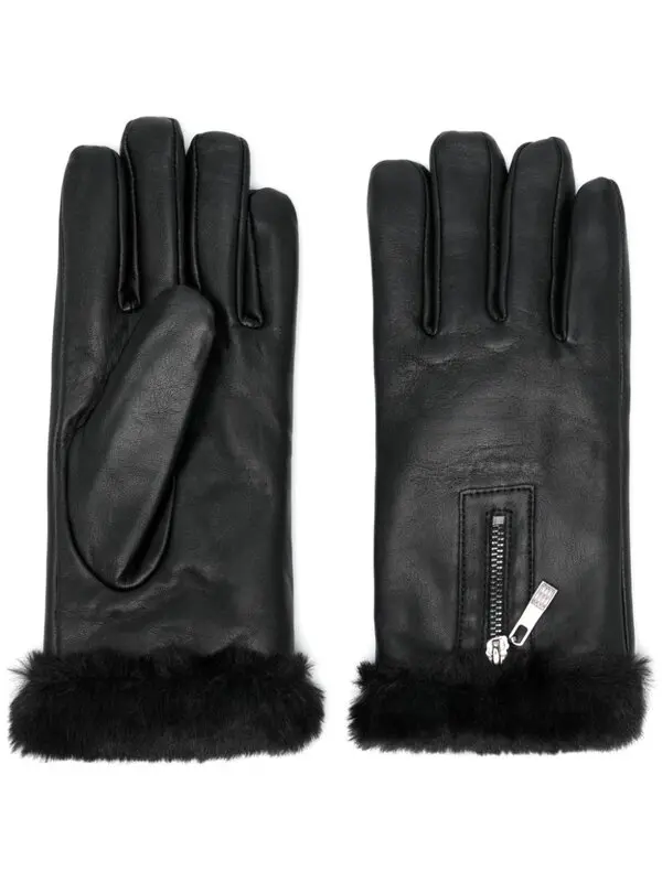 DENTS Yasmin Leather Gloves - Black