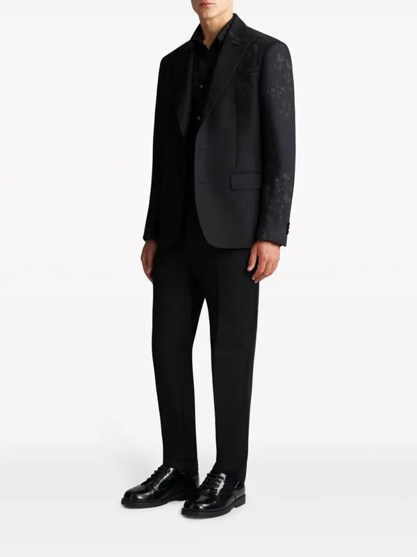 Etro Tailored Slim-cut Trousers - Black