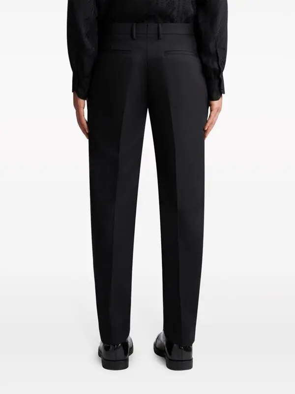 Etro Tailored Slim-cut Trousers - Black