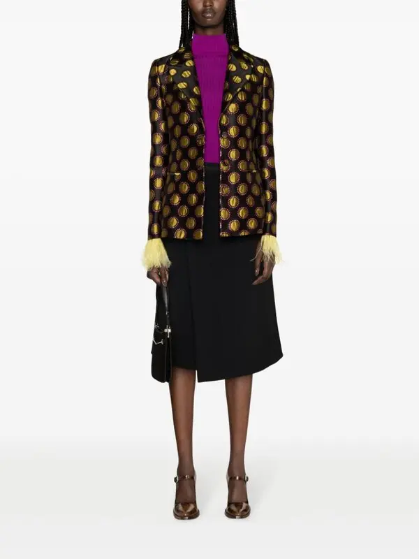 La DoubleJ 24/7 Patterned Jacquard Jacket - Black
