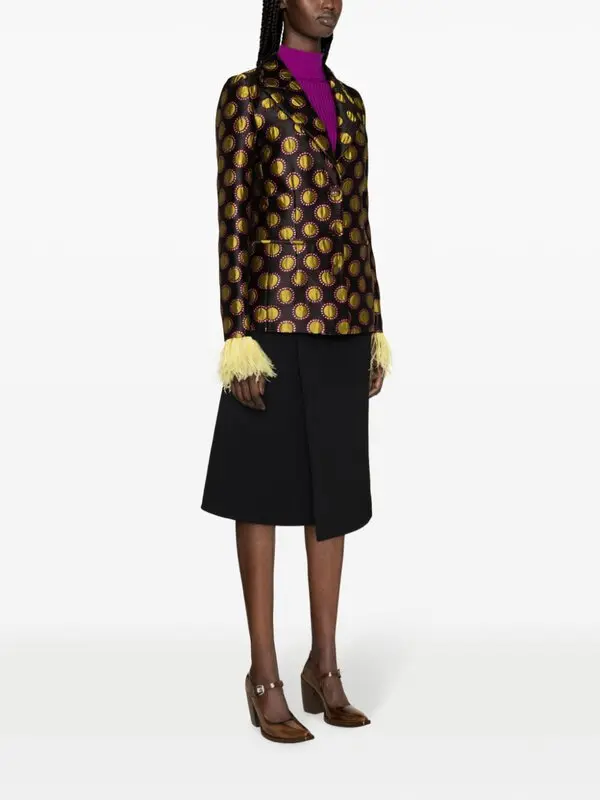 La DoubleJ 24/7 Patterned Jacquard Jacket - Black