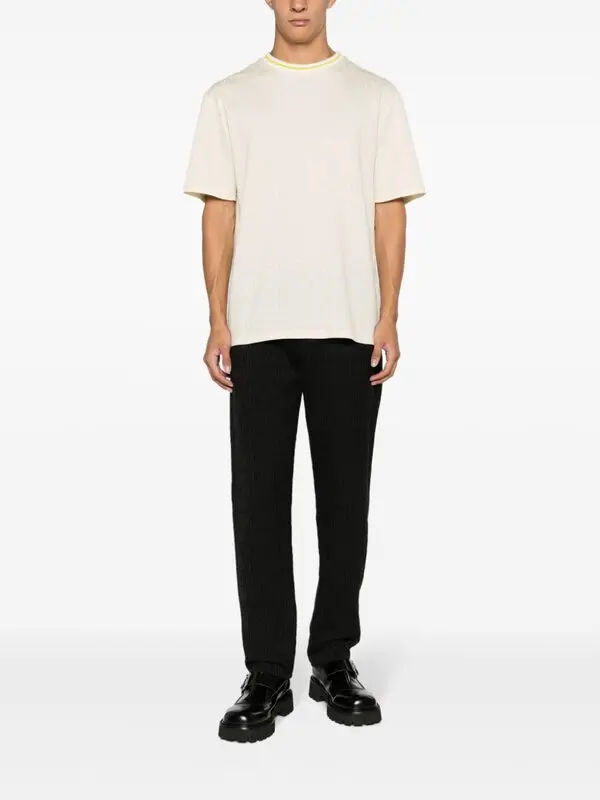 Moschino Logo-embroidered Crew-neck T-shirt