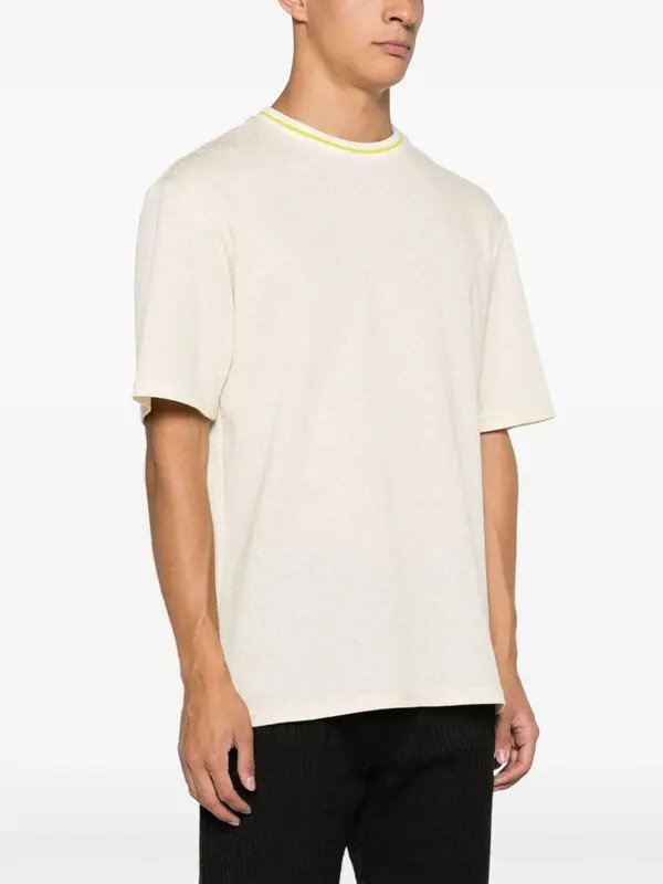 Moschino Logo-embroidered Crew-neck T-shirt