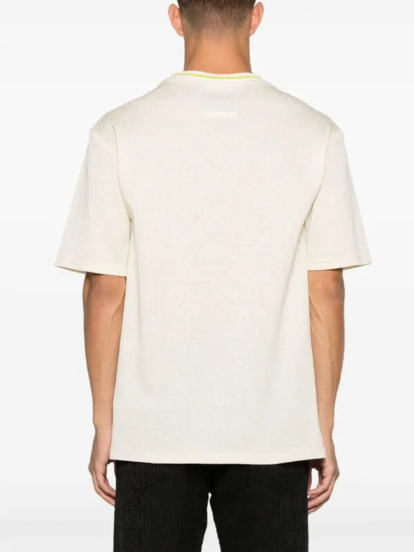 Moschino Logo-embroidered Crew-neck T-shirt