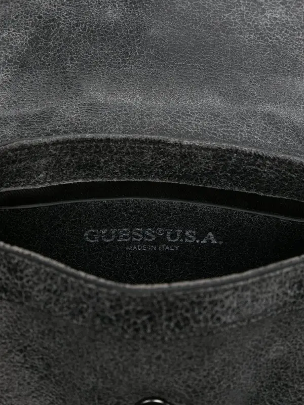 Guess Studded Leather Shoulder Bag