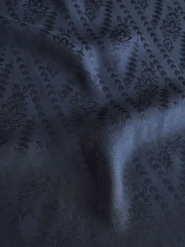 Etro Jacquard Silk Shirt - Blue