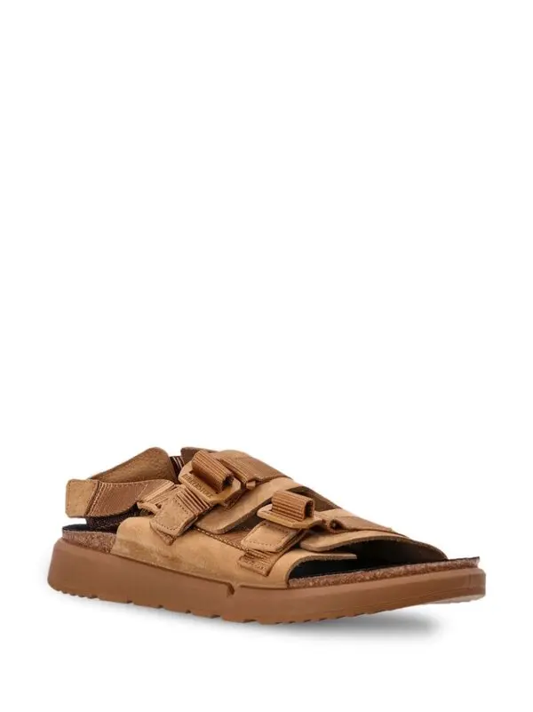 BIRKENSTOCK Shinjuku Logo-strap Sandals - Brown