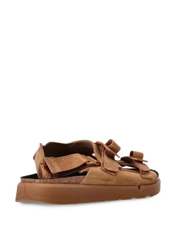 BIRKENSTOCK Shinjuku Logo-strap Sandals - Brown