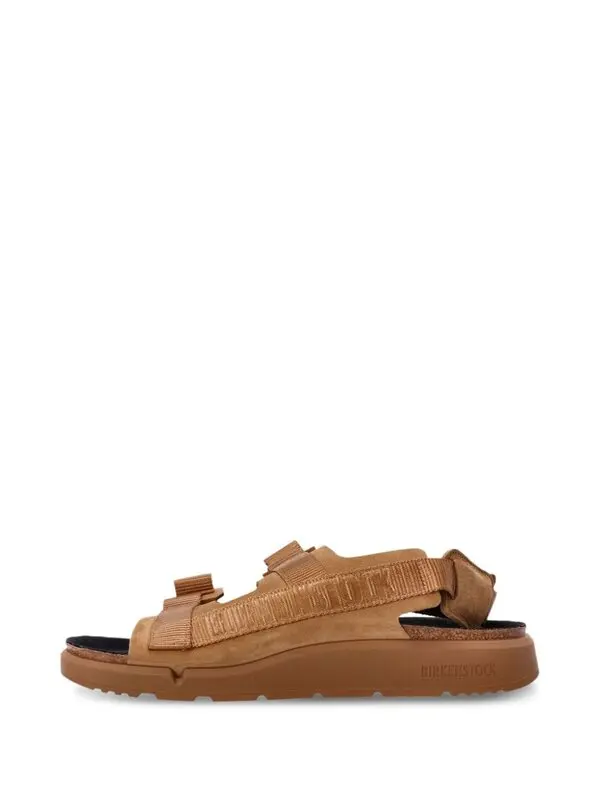 BIRKENSTOCK Shinjuku Logo-strap Sandals - Brown