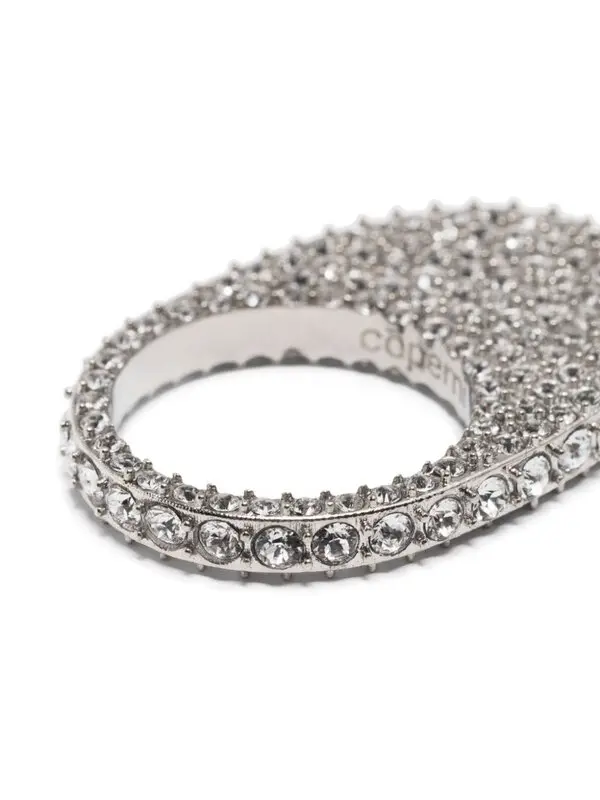 Coperni Swipe Crystal-embellished Ring