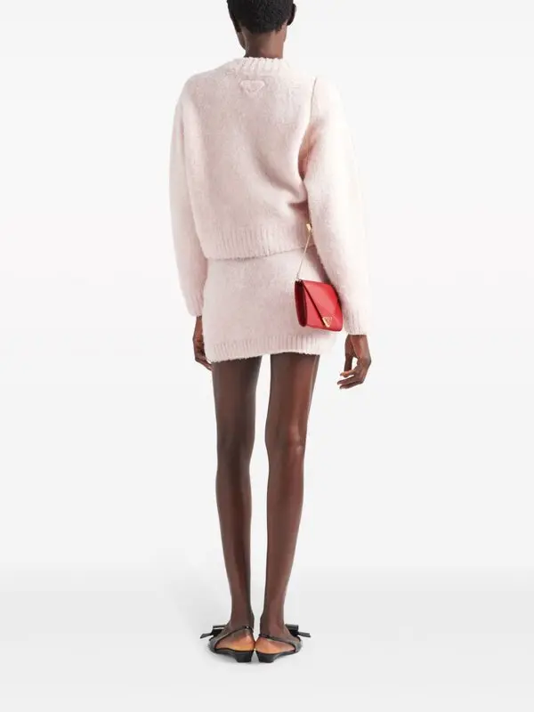 Prada Wool Miniskirt