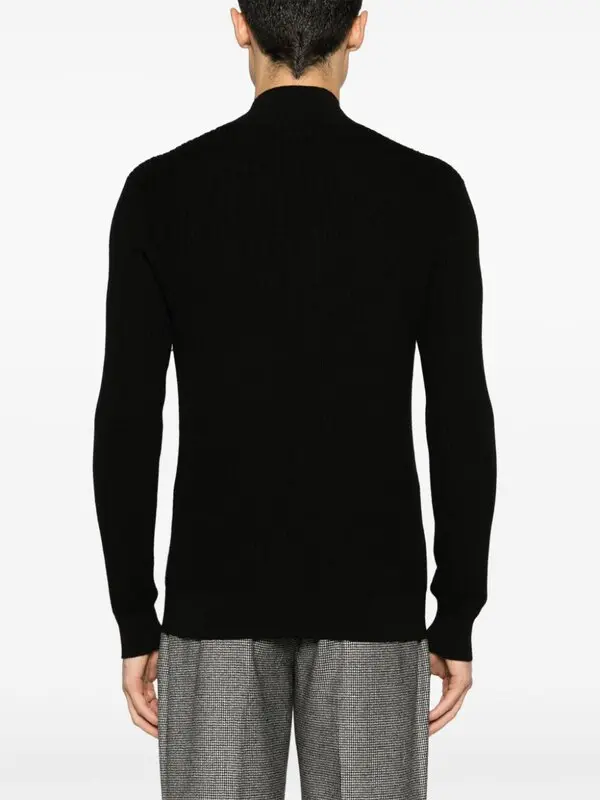 Tagliatore Gus Mock-neck Ribbed Jumper