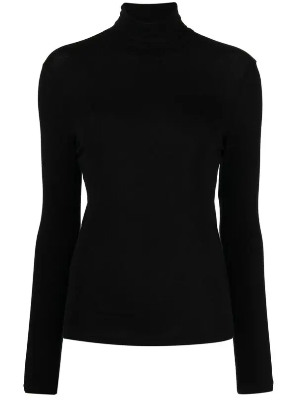 AGOLDE Pascale High-neck Top - Black
