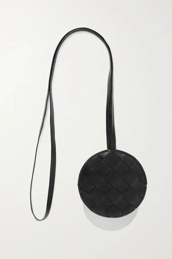 Bottega Veneta Intrecciato Leather Mirror Cover With Lanyard