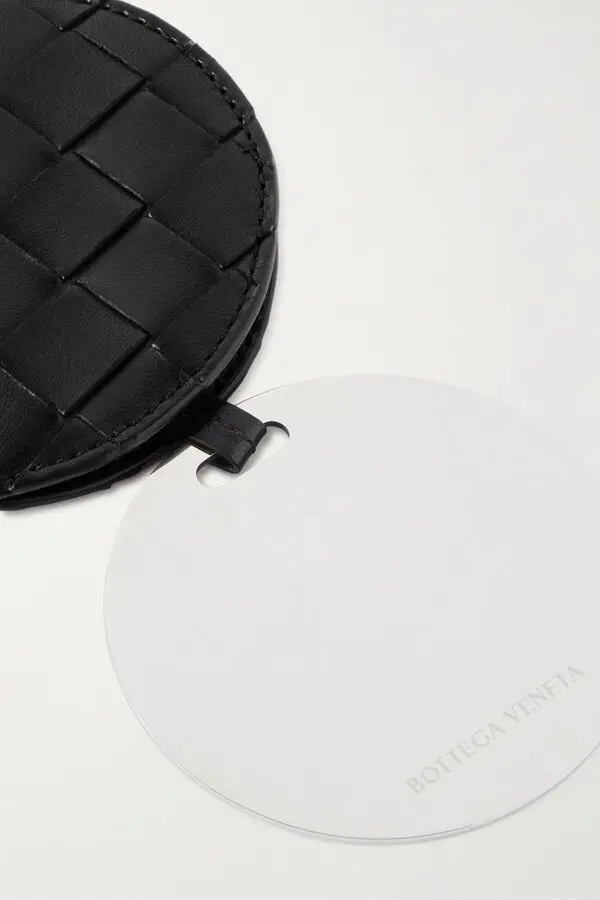 Bottega Veneta Intrecciato Leather Mirror Cover With Lanyard