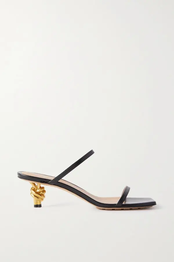 Bottega Veneta Knot Leather Sandals