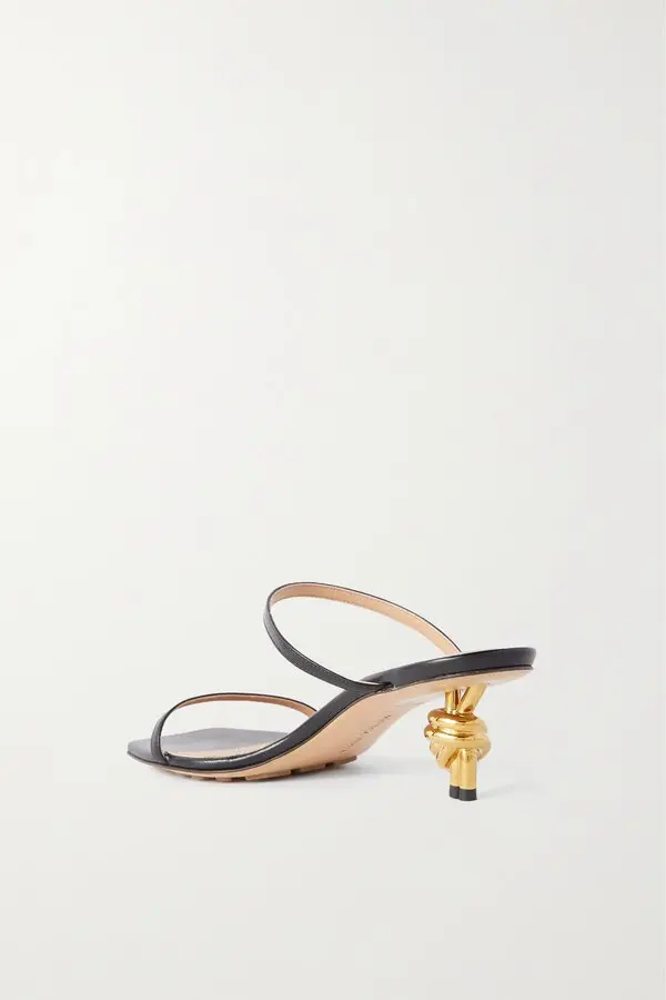 Bottega Veneta Knot Leather Sandals
