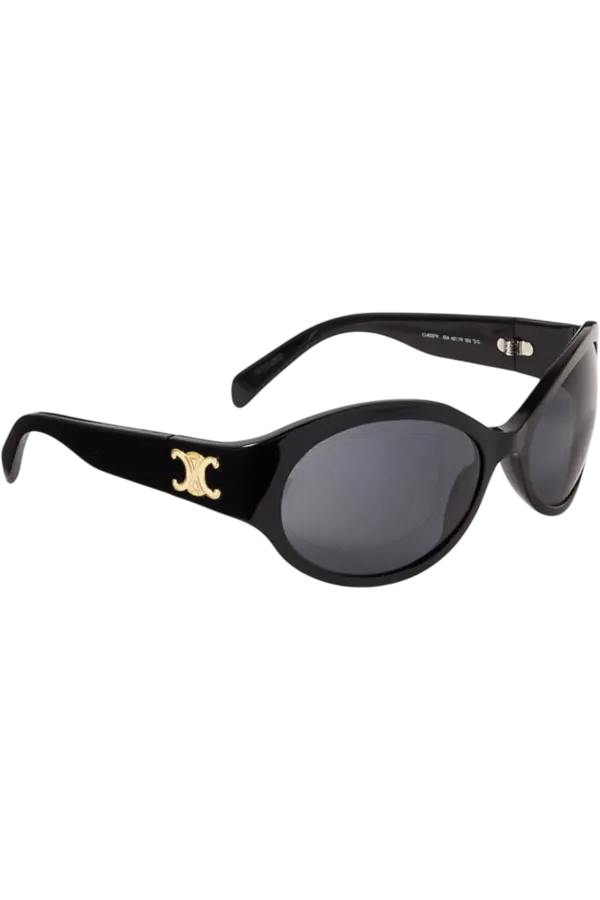 Celine Triomphe Oversized Sunglasses - Black