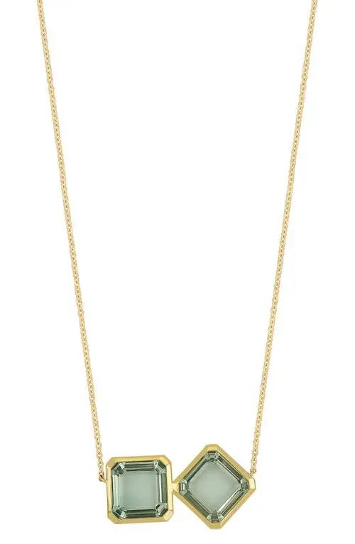 Bony Levy Prasiolite Pendant Necklace - 18k Yellow Gold
