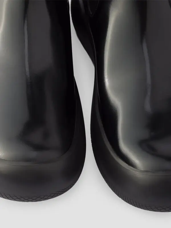 Prada Brushed Leather Chelsea Boots