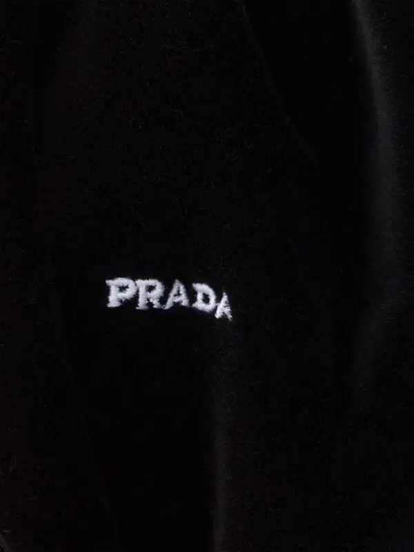 Prada Velvet Headband - Black