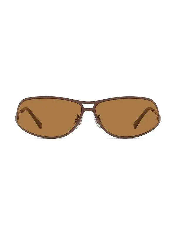 Stella Mccartney 67mm Pilot Sunglasses In Brown - 30% Off 