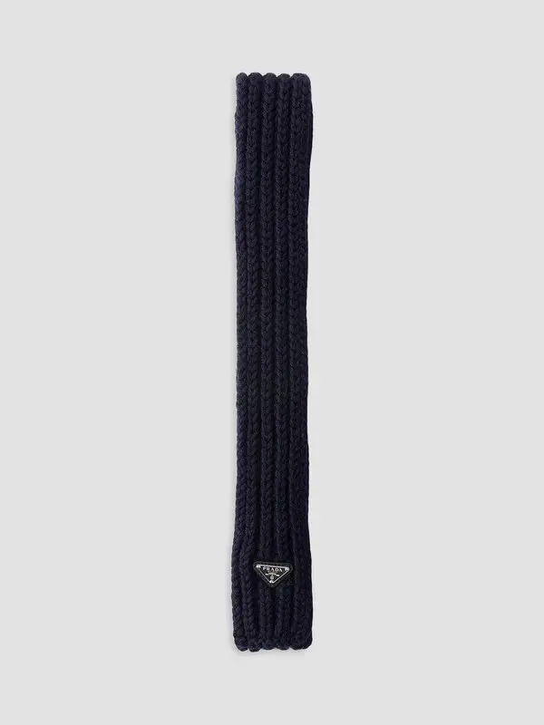 Prada Wool Scarf - Blue