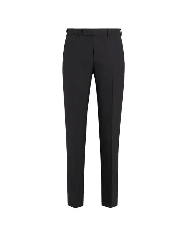 Zegna High Performance Wool Pants - Black
