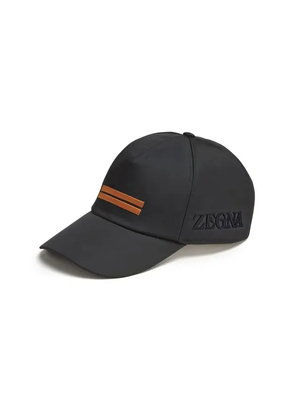 Zegna Technical Fabric Cap - Black