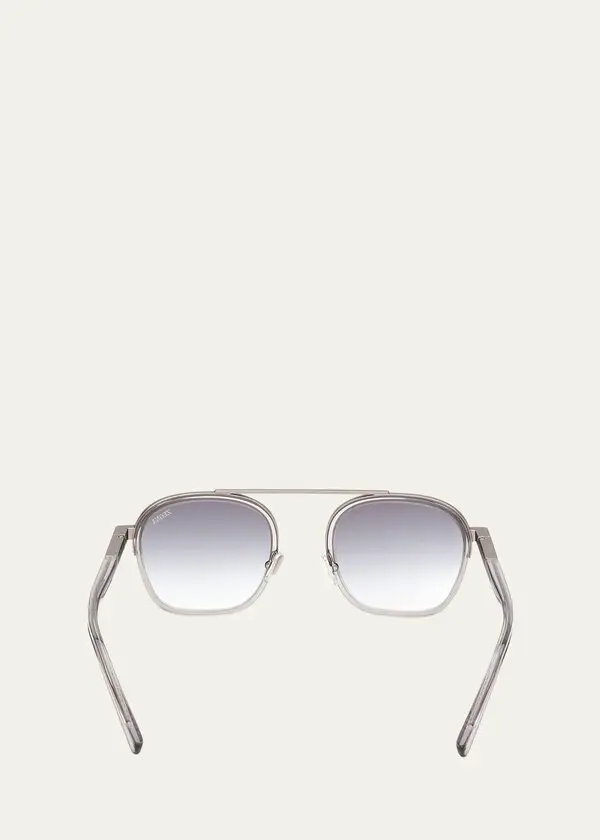 Zegna Orizzonte I Geometric Sunglasses