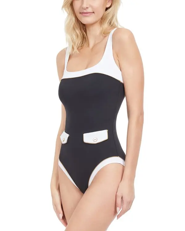 GOTTEX High Class Square Neck One-piece Swimsuit