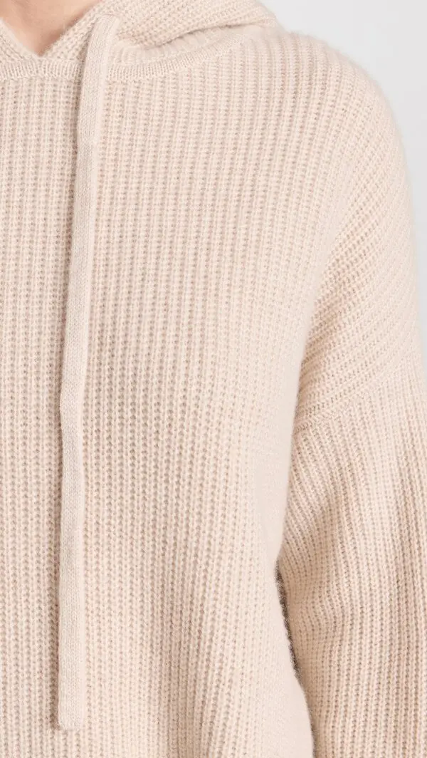 Jenni Kayne Cashmere Fisherman Hoodie - Oatmeal