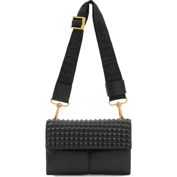 ALLSAINTS Ezra Stud Leather Crossbody Bag
