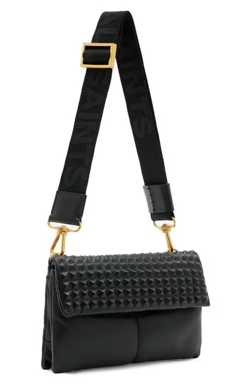 ALLSAINTS Ezra Stud Leather Crossbody Bag