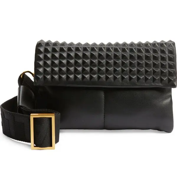 ALLSAINTS Ezra Stud Leather Crossbody Bag